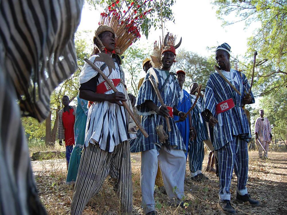 Funeral dancers | The Frafra and their colours